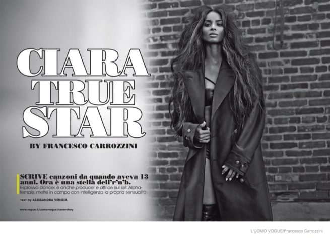Ciara Covers L’uomo Vogue | SNOBETTE