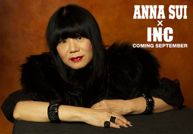 Anna Sui Planning Collaborative Collection with Macy's INC Label