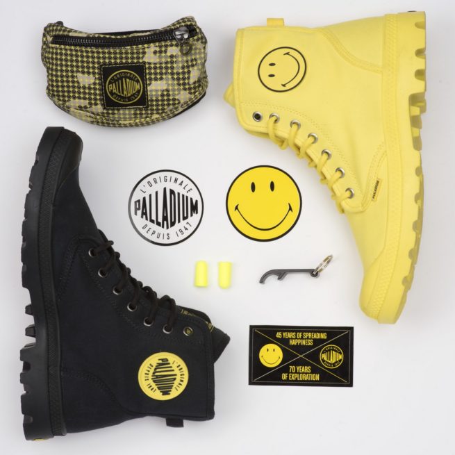 Palladium And Smiley Create Boot Tailor Made For Festival Season