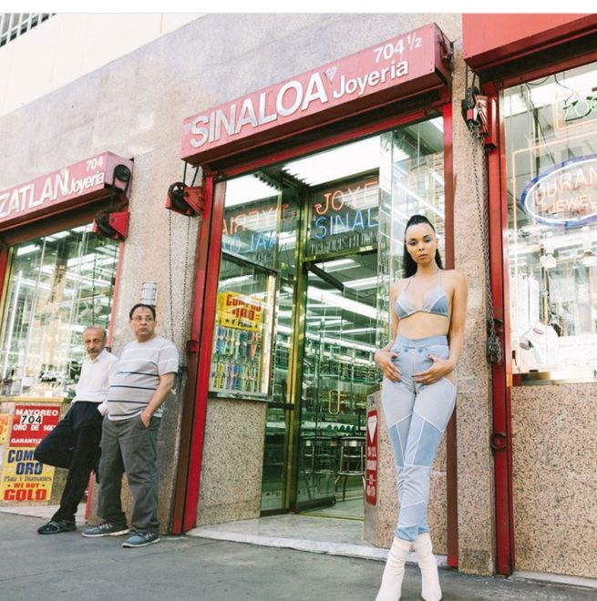 Chanteuse Anne Dereaux And Designer Slim Jawn Do Denim Together