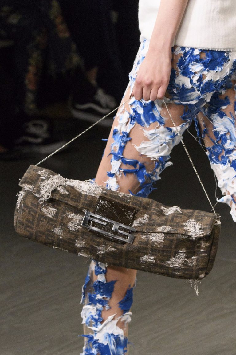 Faustine Steinmetz Steps Out With Denim And Monogram Themed Spring 2018 ...