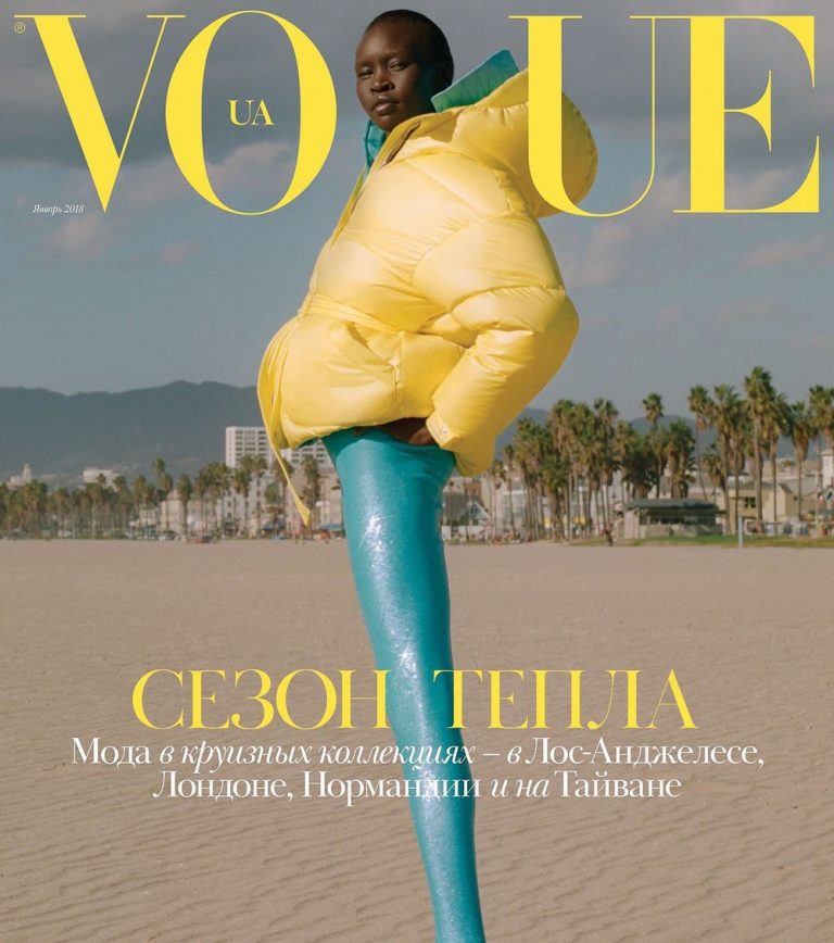 Model Alek Wek Shot On Venice Beach For First Solo Vogue Cover | SNOBETTE