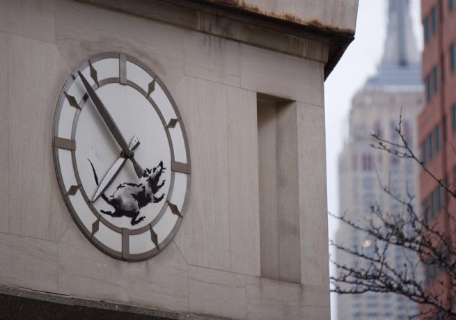 Banksy Returns To The New York City Rat Race | SNOBETTE