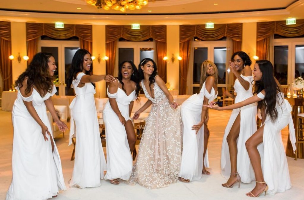 Chanel Iman Weds Sterling Shepard In Zuhair Murad Gown