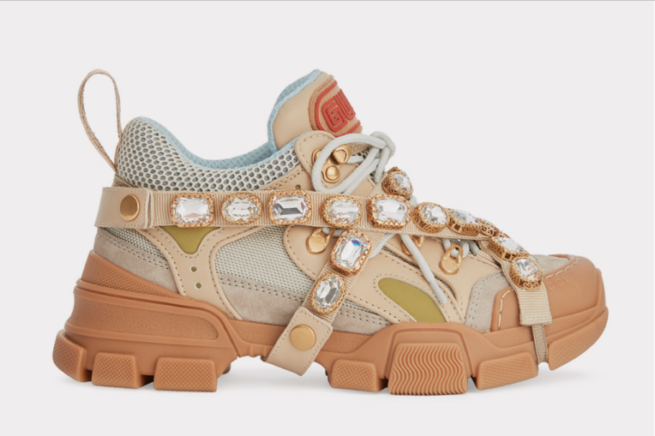 Gucci Flashtrek SEGA Sneaker With Removable Crystals