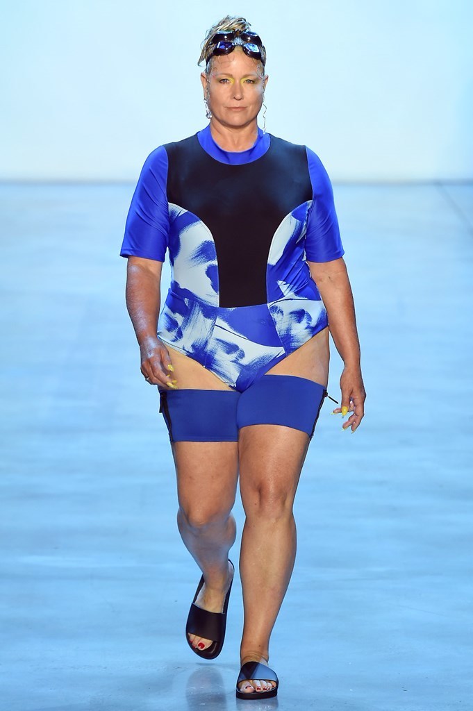Chromat Comes Through Dripping Water For Spring 2019