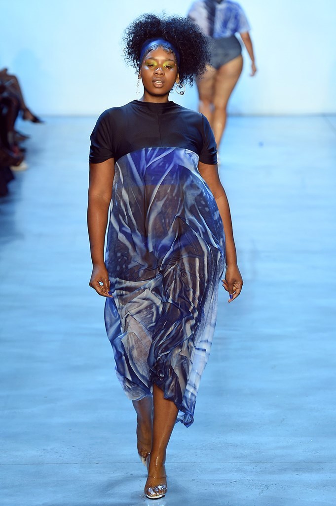 Chromat Comes Through Dripping Water For Spring 2019