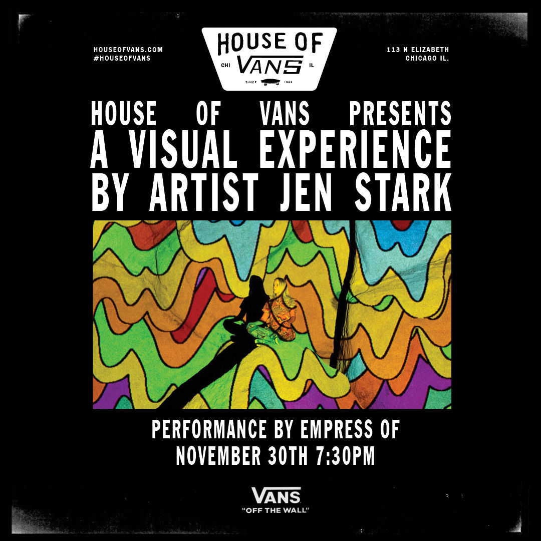 Vans Taps Psychedelic Artist Jen Stark For Chicago Event And Custom Capsule