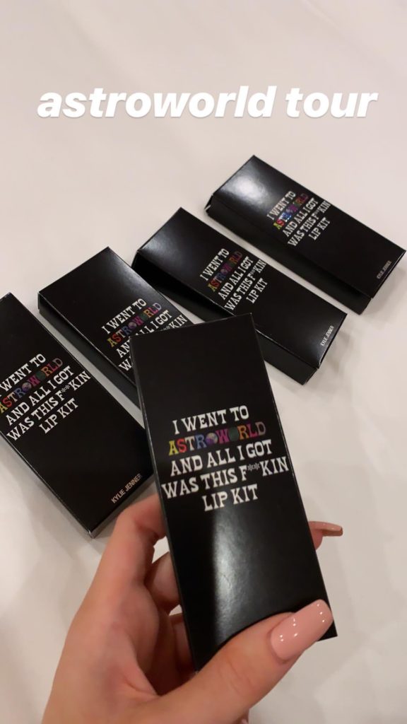 Kylie Is Creating Lip Kits For Travis Scott's Astro World Tour