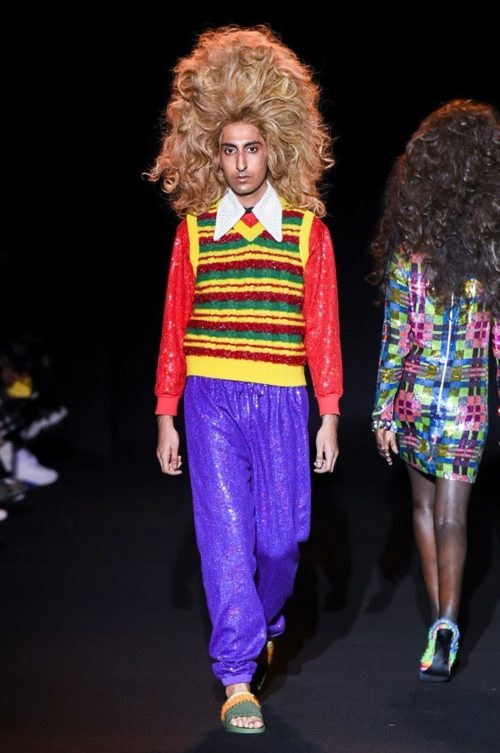 Ashish Makes A Big Sequin And Hair Statement For Fall 2019