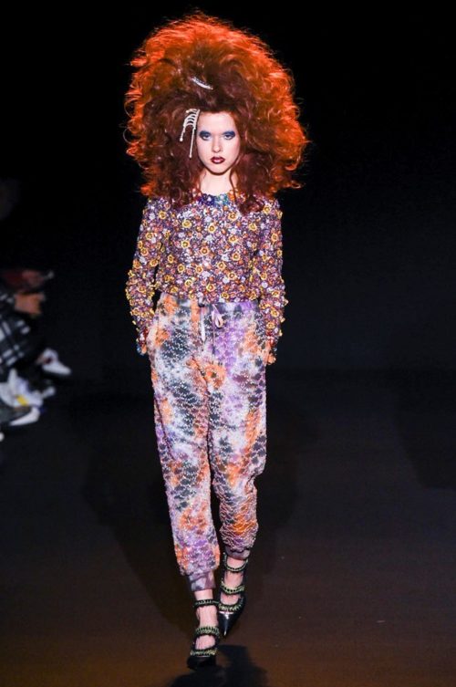 Ashish Makes A Big Sequin And Hair Statement For Fall 2019