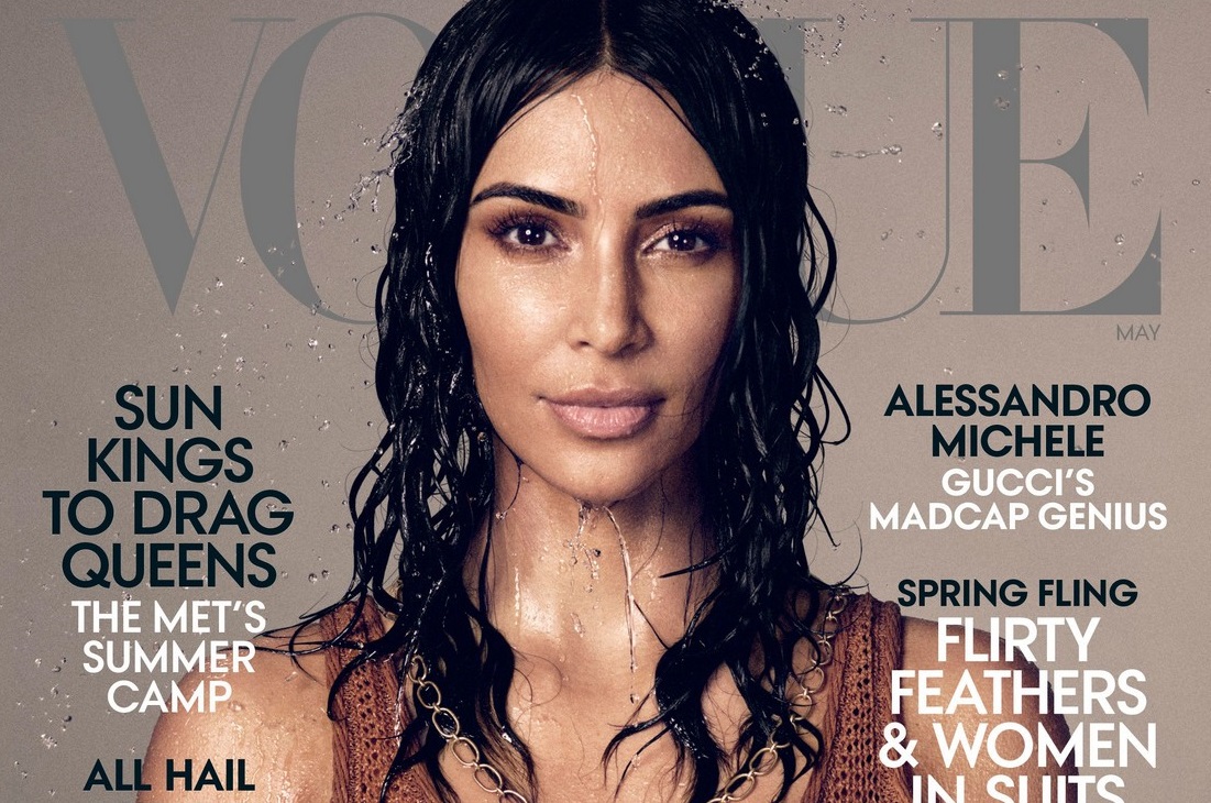 Kim K Dream Comes True With First Solo Vogue Cover | SNOBETTE