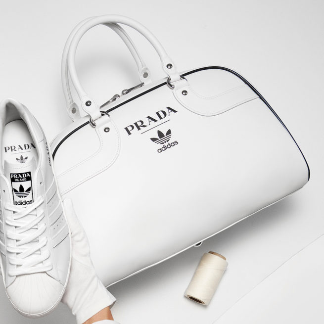 Adidas And Prada Unveil Collaborative Superstar And Bowling Bag | SNOBETTE