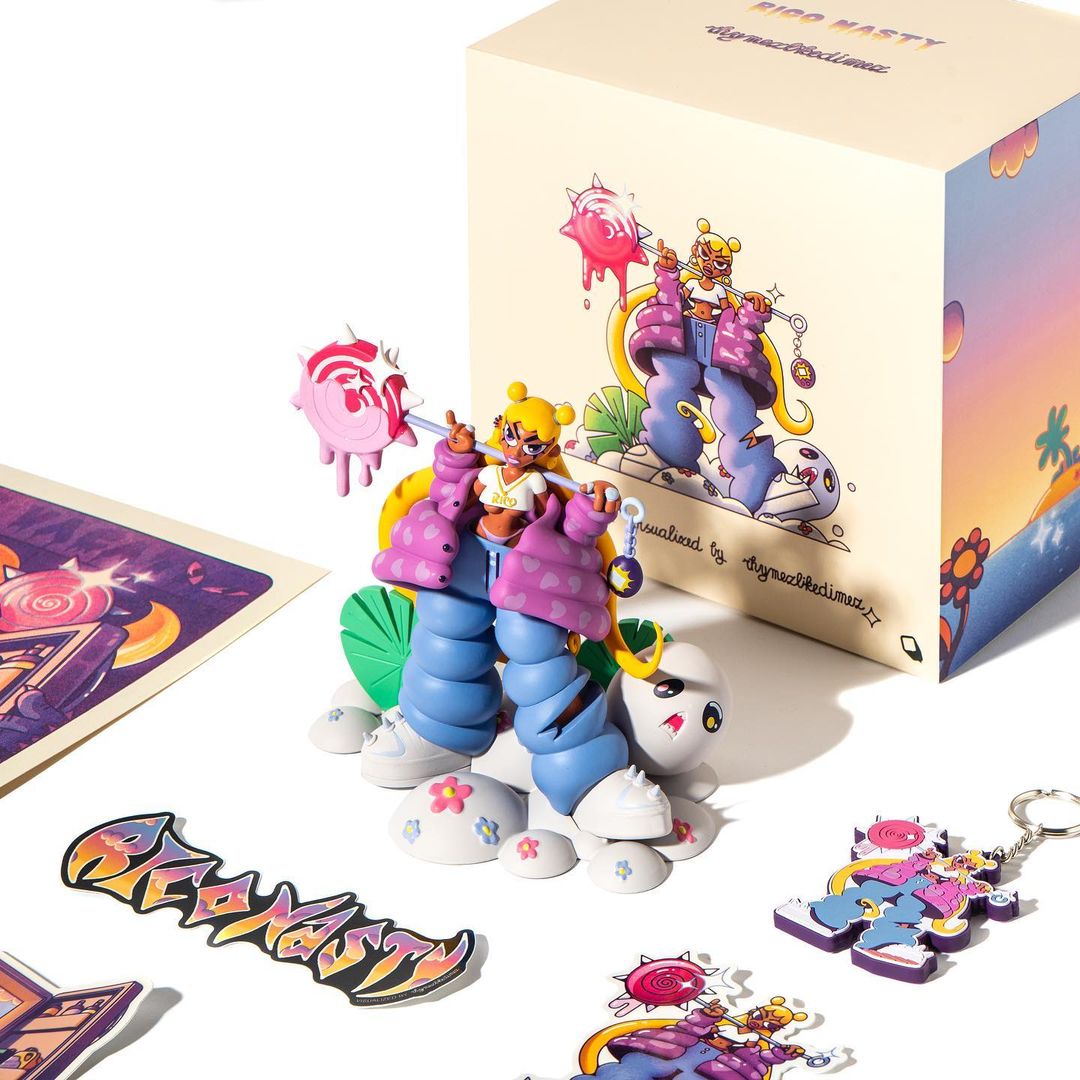 Rico Nasty And Rhymezlikedimez Drop 'Nightmare Vacation' Figurine And Print