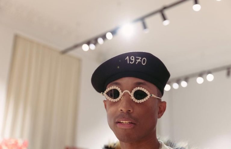 Pharrell Williams Previews Tiffany Eyewear Collab During Paris Fashion Week