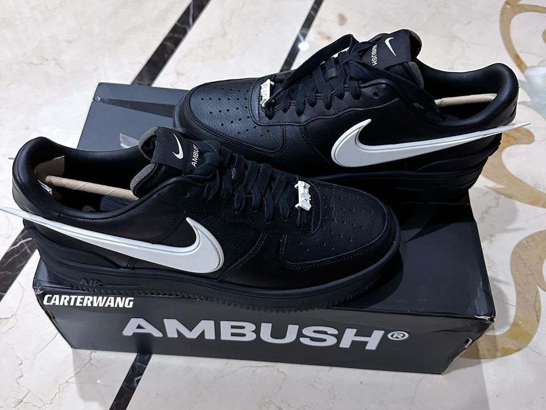 Nike Queues Up Ambush Air Force 1 In Pine Green And Royal Blue