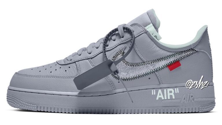 First Look At Nike And Off-White Air Force 1 In Ghost Grey | SNOBETTE