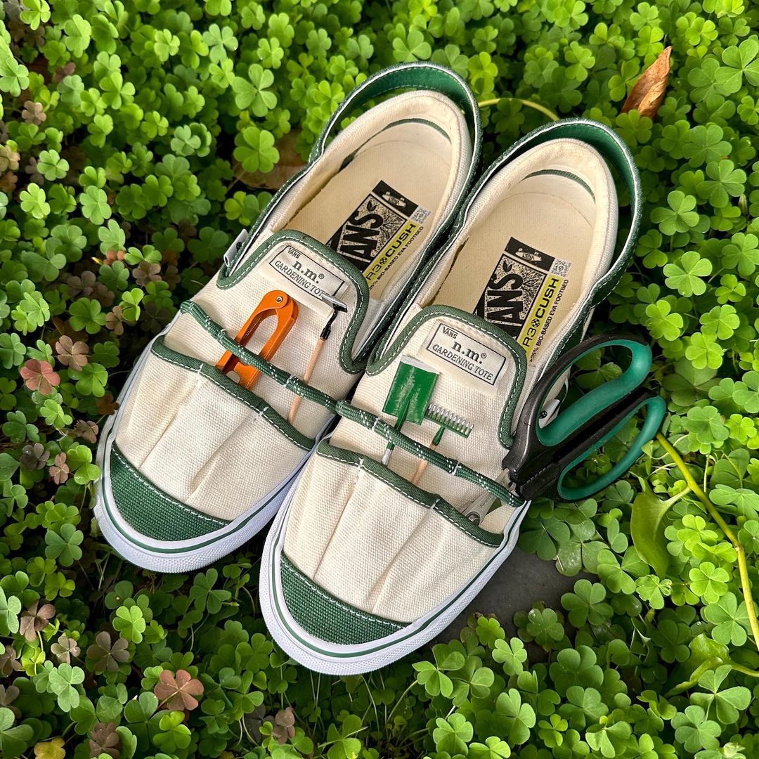 Nicole McLaughlin Teases Gardening-Theme Vans Vault Slip On | SNOBETTE