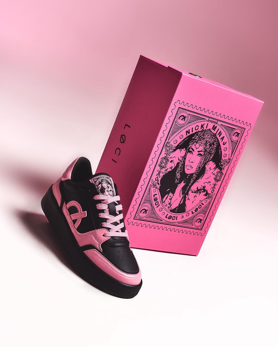 Nicki Minaj Reveals Pink-Themed Sneaker Collab With Løci, A Black-Owned ...