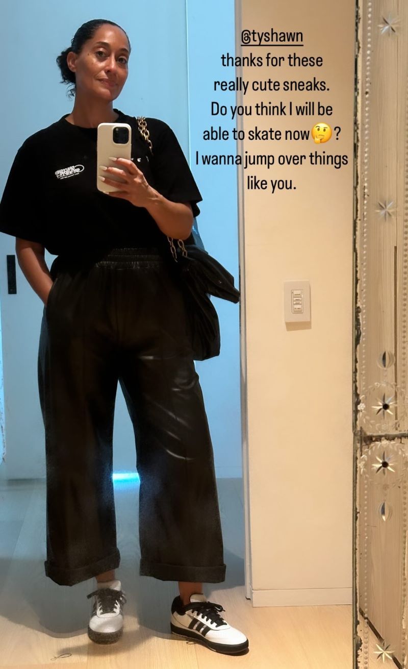 Tracee Ellis Ross Flexes Adidas And Tyshawn Jones Upcoming Sneaker ...